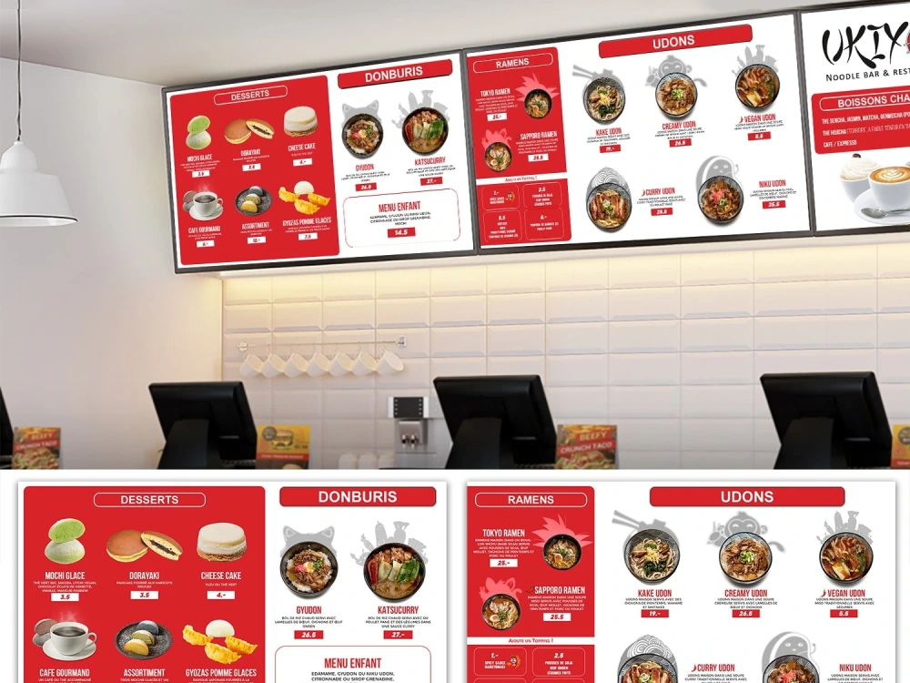 Stunning Static Menu Designs for your Digital board TVs Screens | Upwork