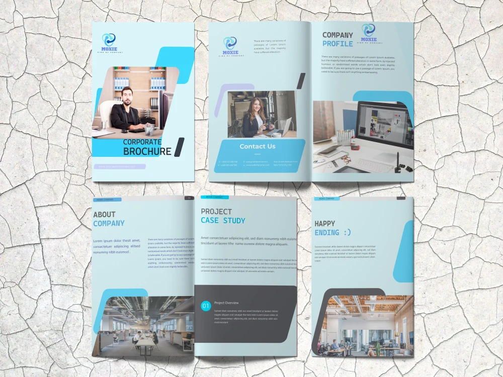 Modern and professional Brochure Booklet Design. | Upwork