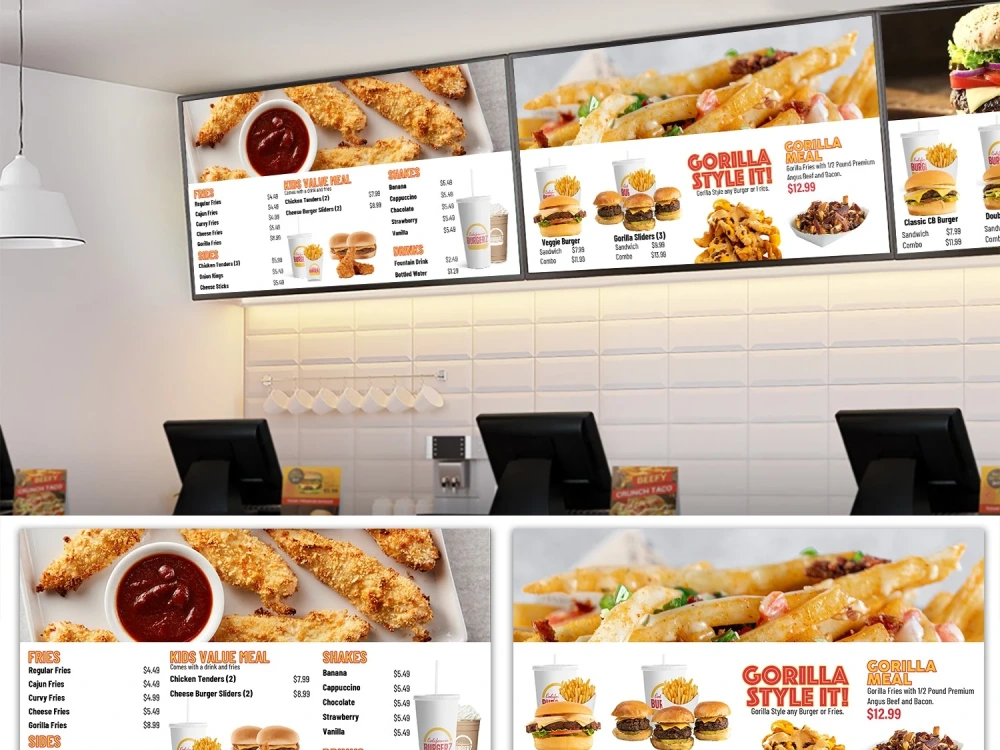 Stunning Static Menu Designs for your Digital board TVs Screens | Upwork