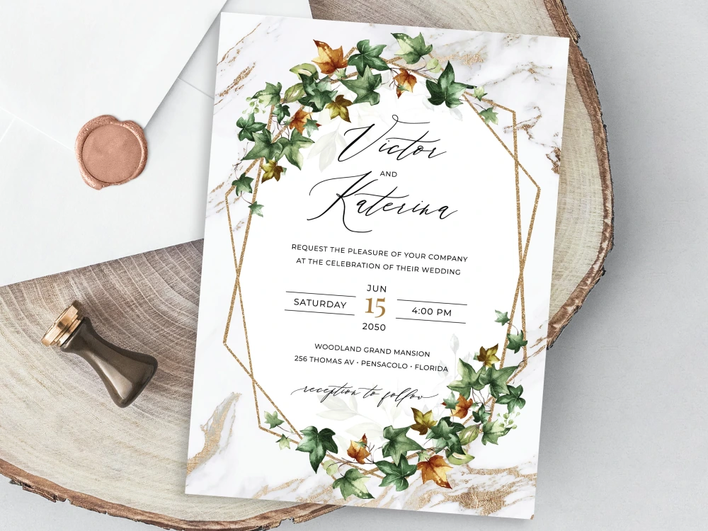 An amazing wedding invitation | Upwork