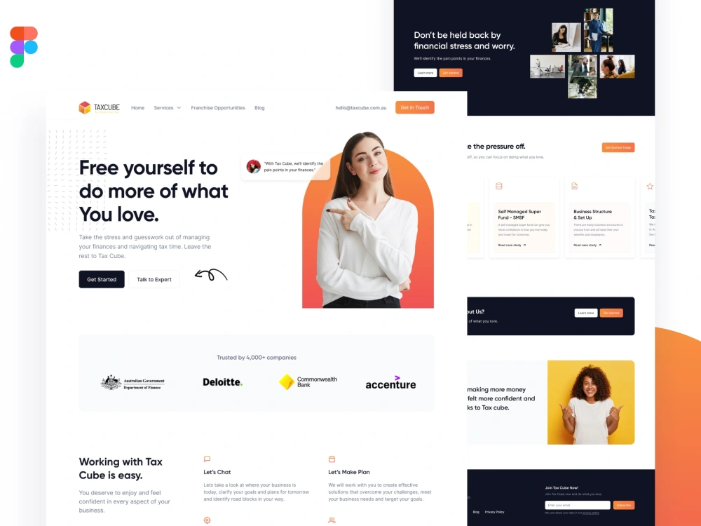 Responsive Web UI/UX design, Web or Landing page UI Design | Figma | Upwork