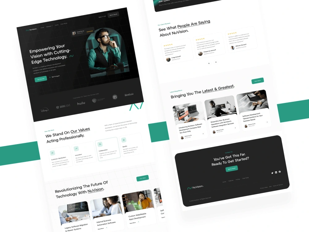 Responsive Web UI/UX design, Web or Landing page UI Design | Figma | Upwork