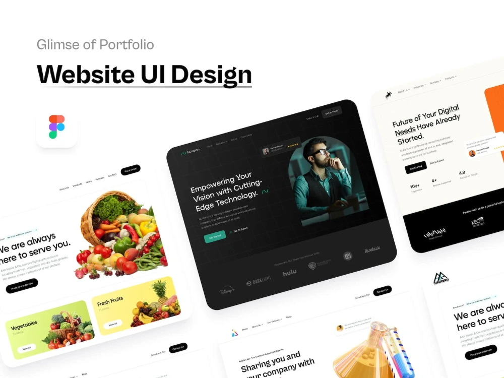 Responsive Web UI/UX design, Web or Landing page UI Design | Figma | Upwork