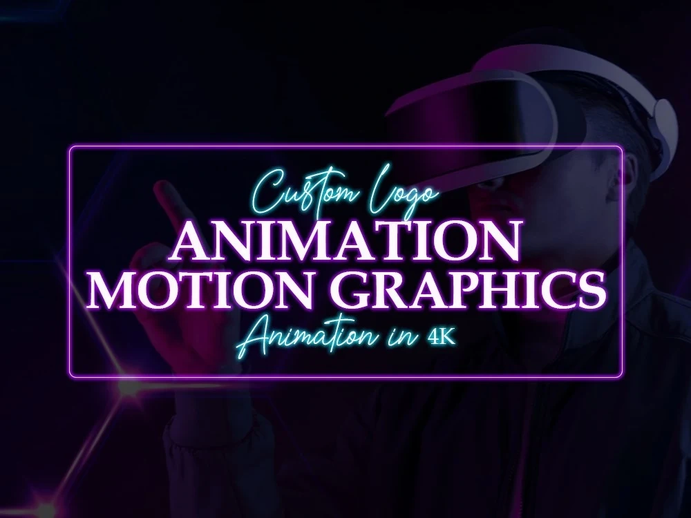 Custom logo animation or motion graphic animations in 4k | Upwork
