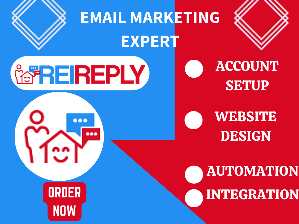 Rei reply account setup, rei reply website, triggers and workflow | Upwork