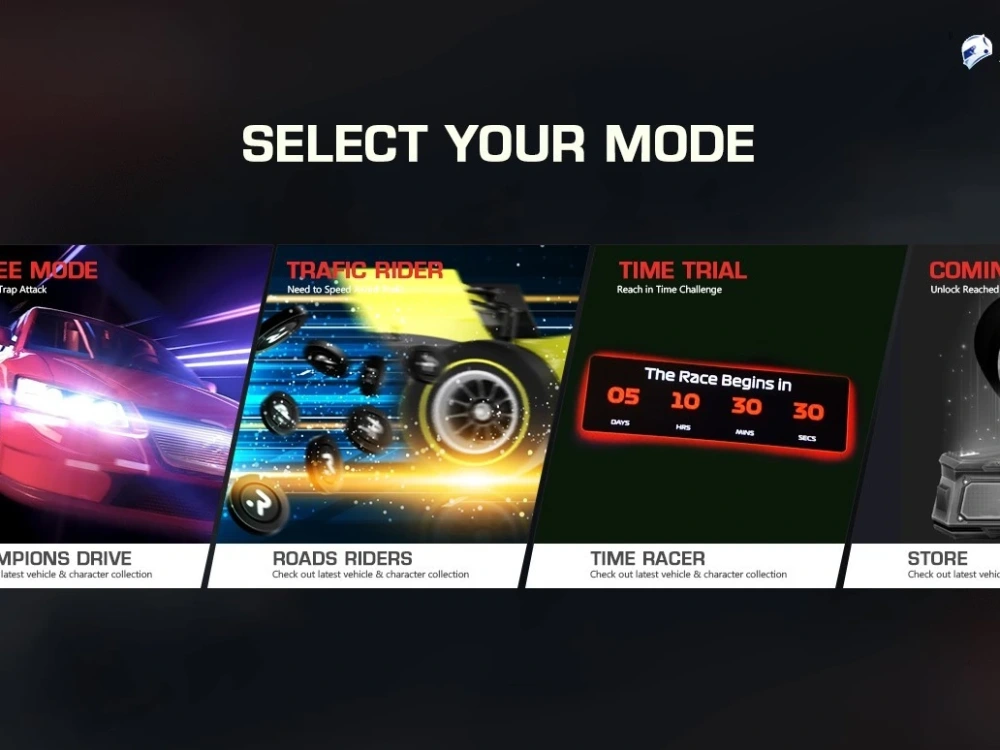 Stunning game graphic UI, menus and buttons Background & Titles | Upwork