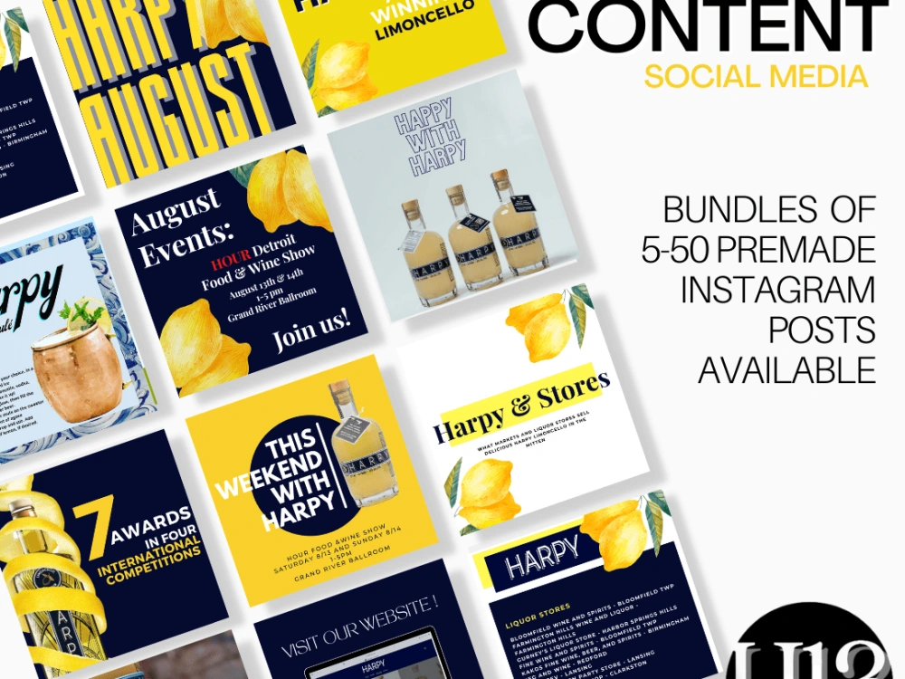 Premade Instagram posts in different bundles | Upwork