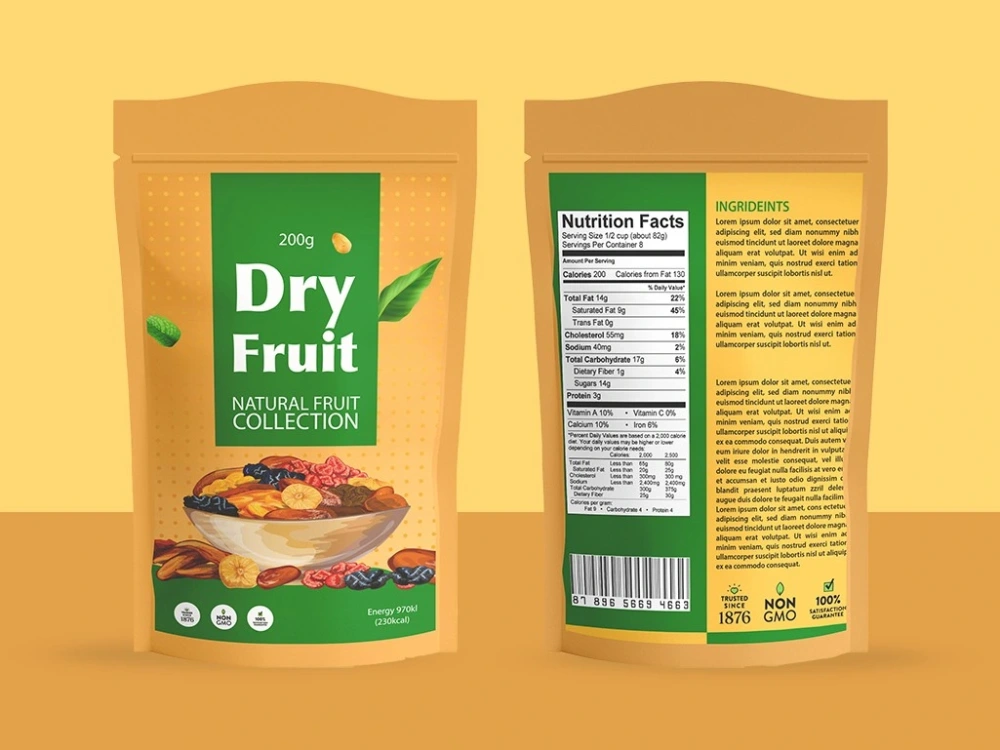 A professional and minimalist product label design, Pouch Design | Upwork