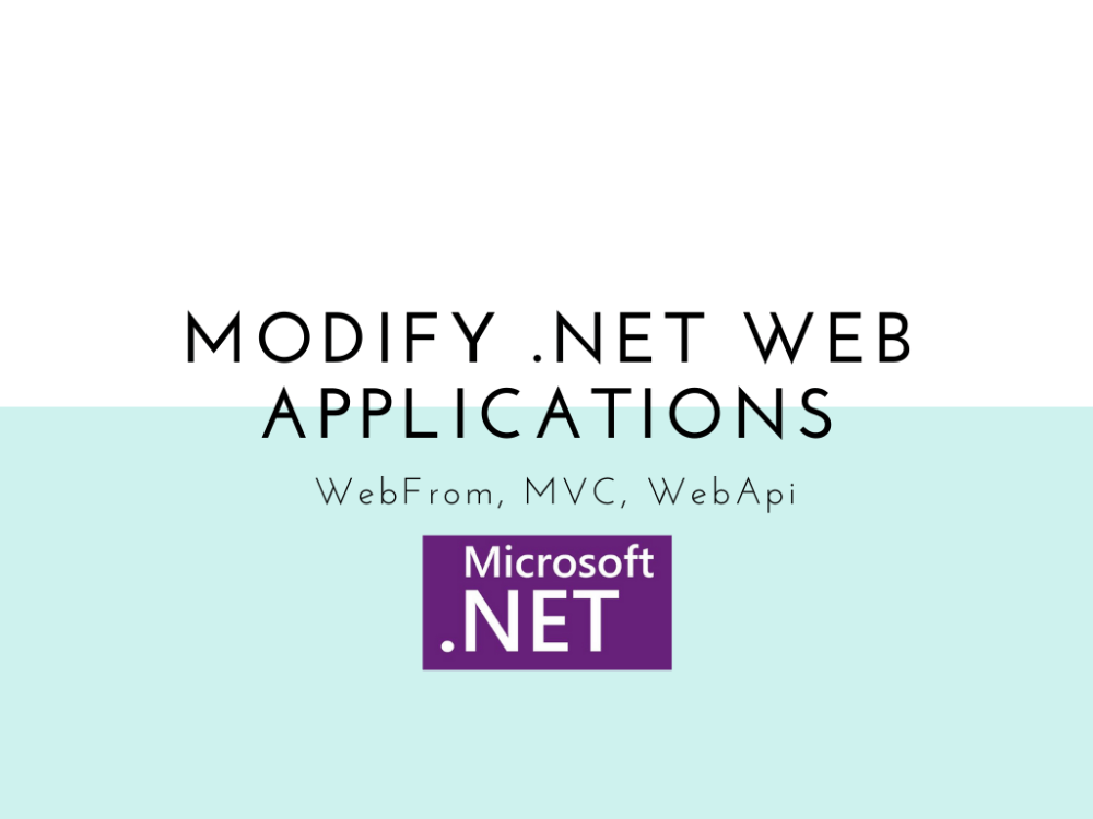 A modified ASP .NET Web Application | Upwork