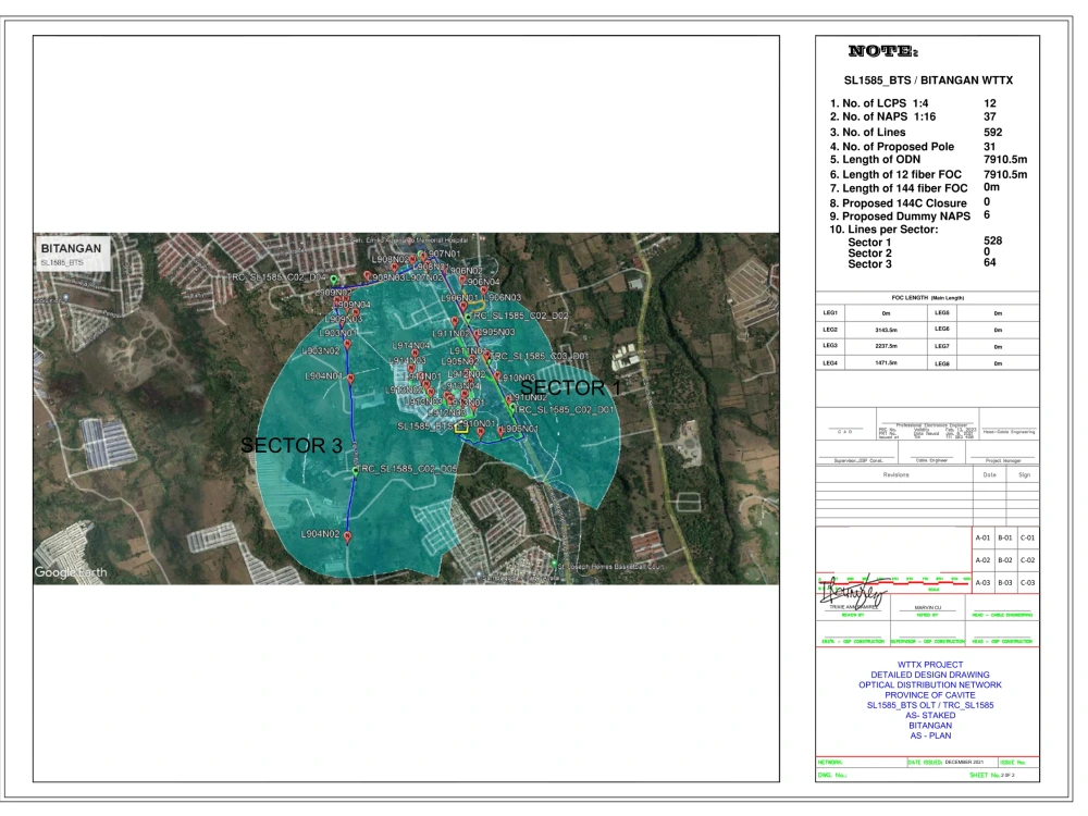 Telecommunication Engineering FTTH Design / CAD 2D Convertion | Upwork
