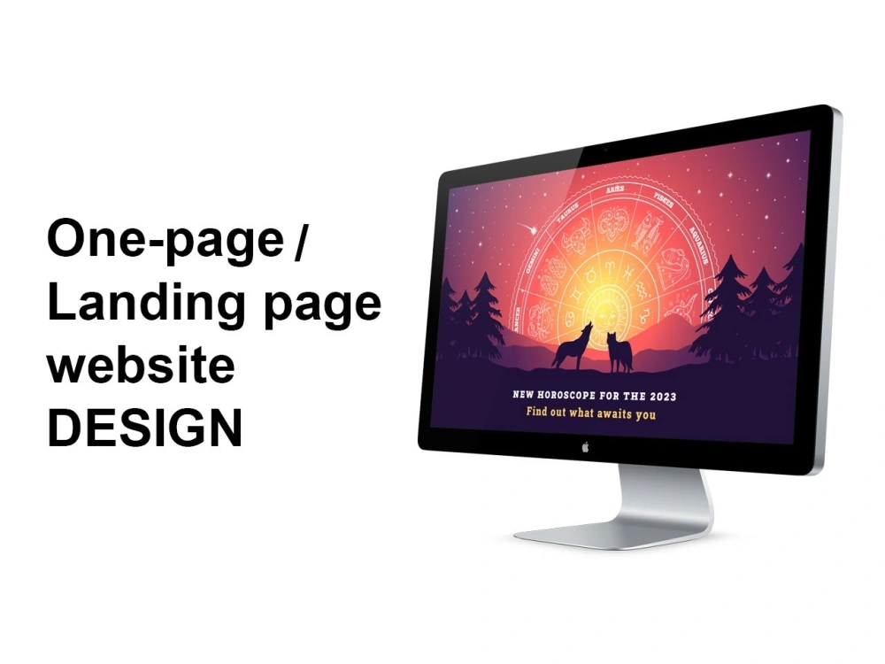 A responsive one-page website/landing page | Upwork