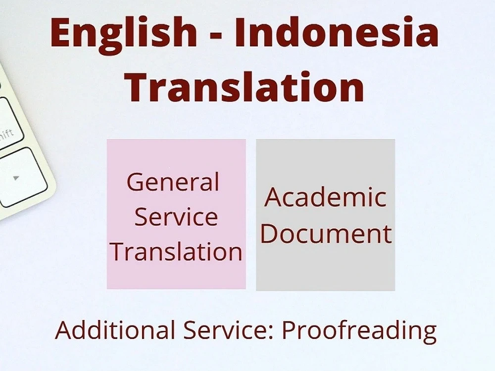 Neat and fast English to Indonesian translation for your business. | Upwork