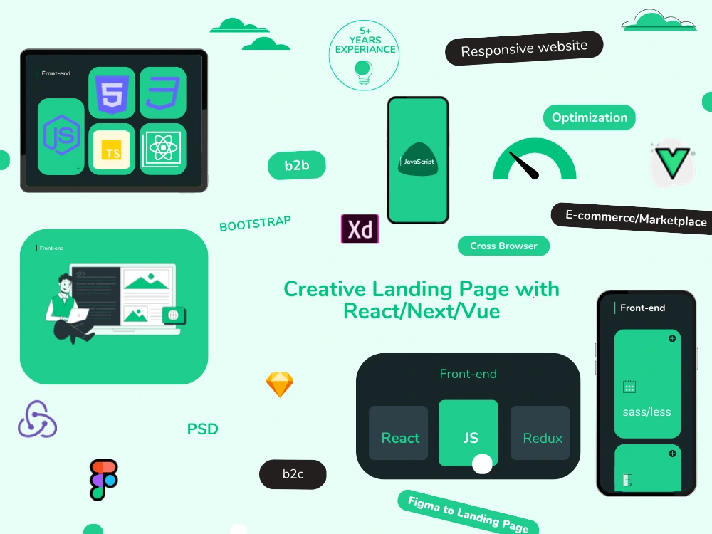 A Web Application Frontend With React Next Vue E Commerce Shop Js Upwork