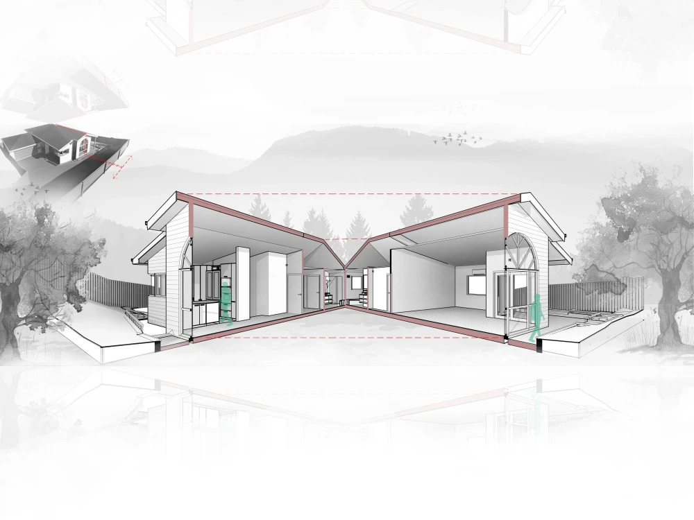 Creative photoshop elevations, plans and section rendering | Upwork