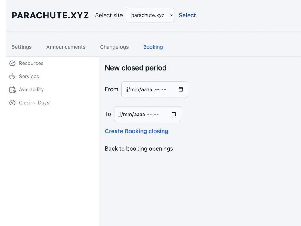 An appointment/booking web application ( backend & clean frontend) | Upwork