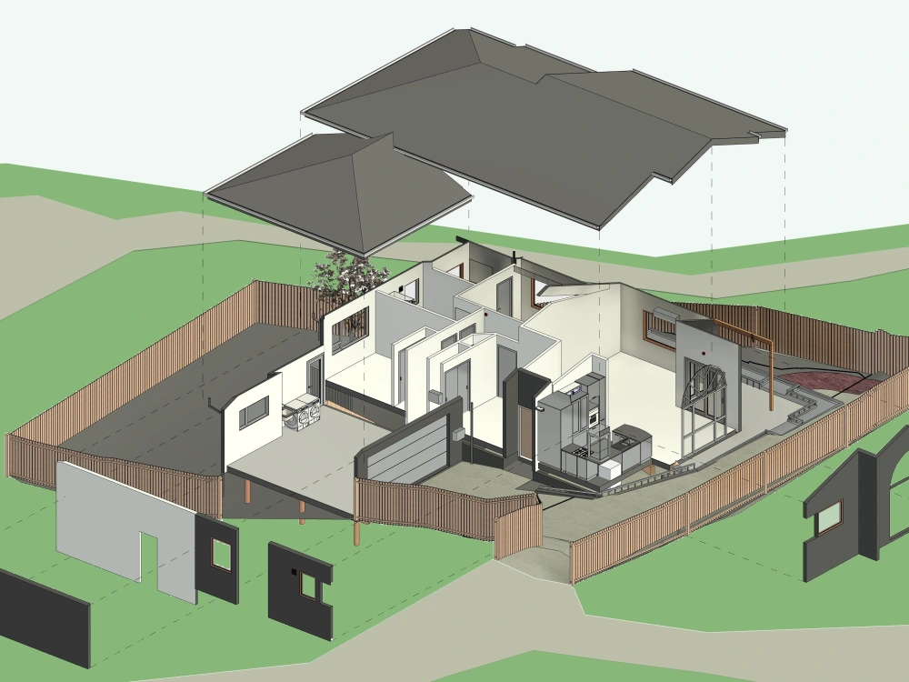 Creative photoshop elevations, plans and section rendering | Upwork