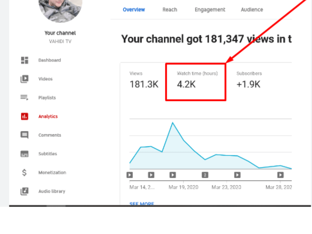 YouTube watch time | Organic 4000 hours watch time for channel ...