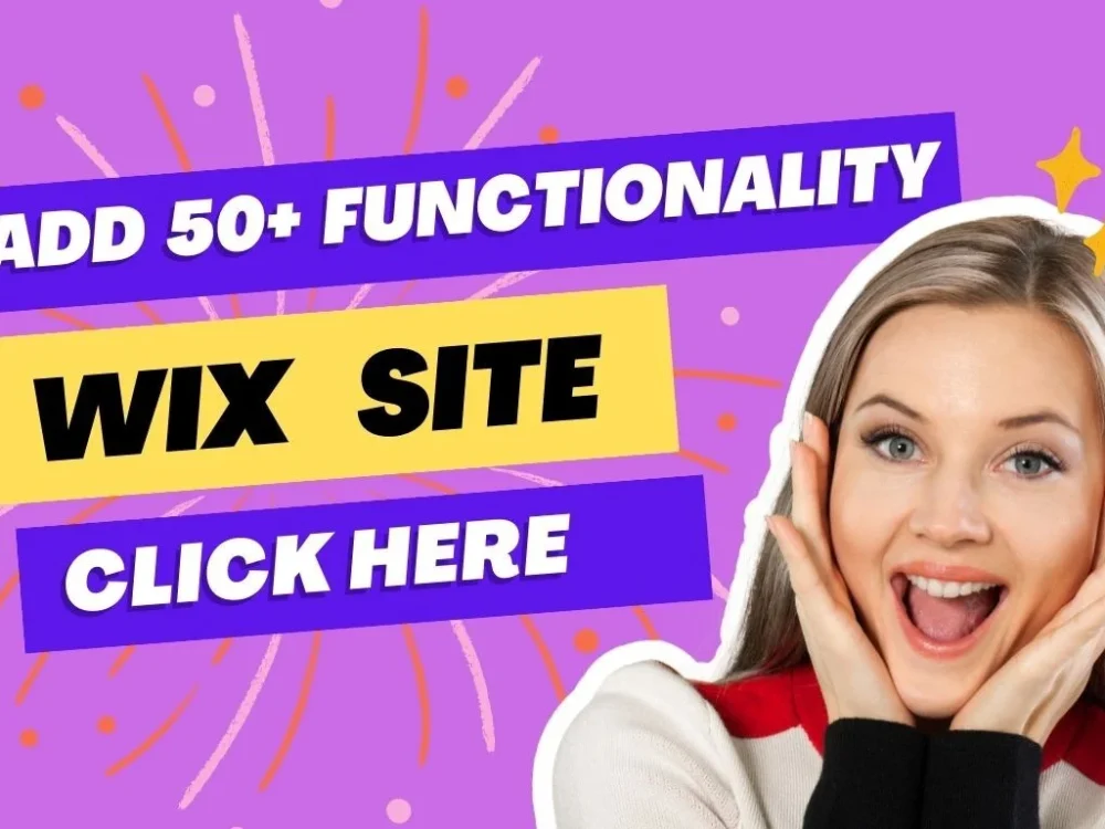 Functionality added to your Wix website for more function and dynamic | Upwork