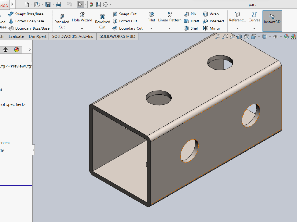 A fully designed 3d part in solidworks and cad. | Upwork