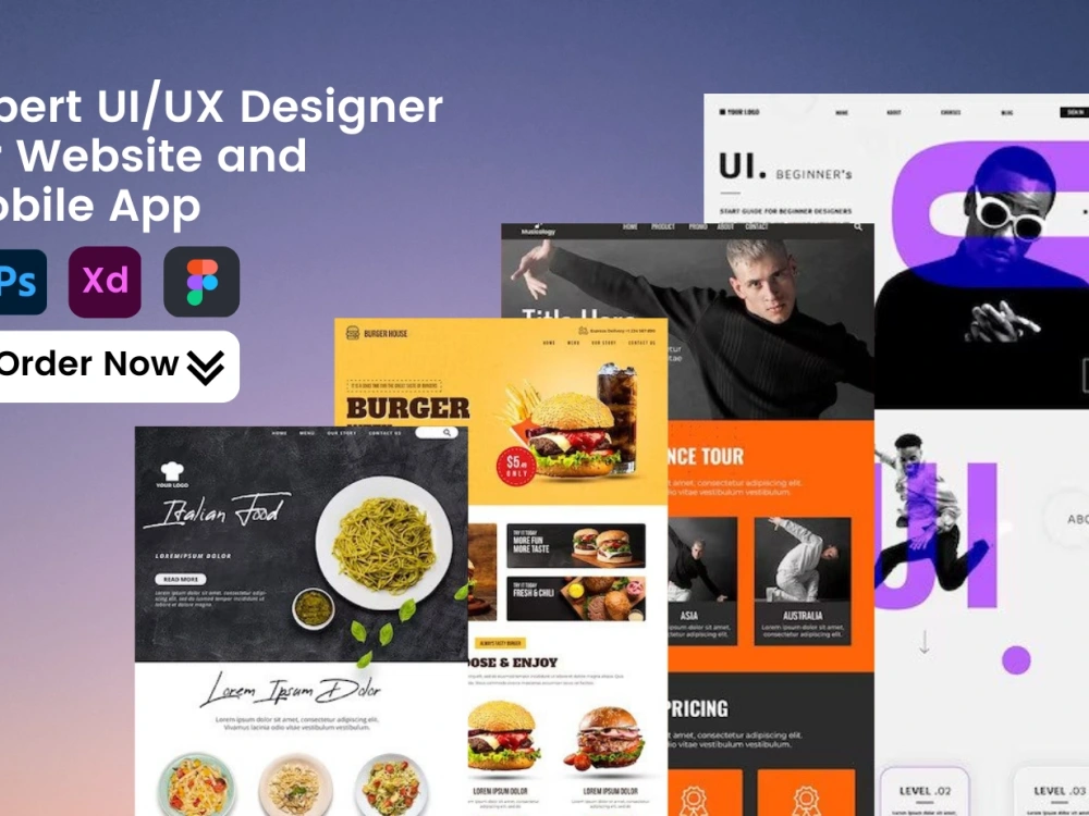 UI UX Expert-UI UX Designer-Web & Mobile Design-Graphic UI-Wireframe UX ...