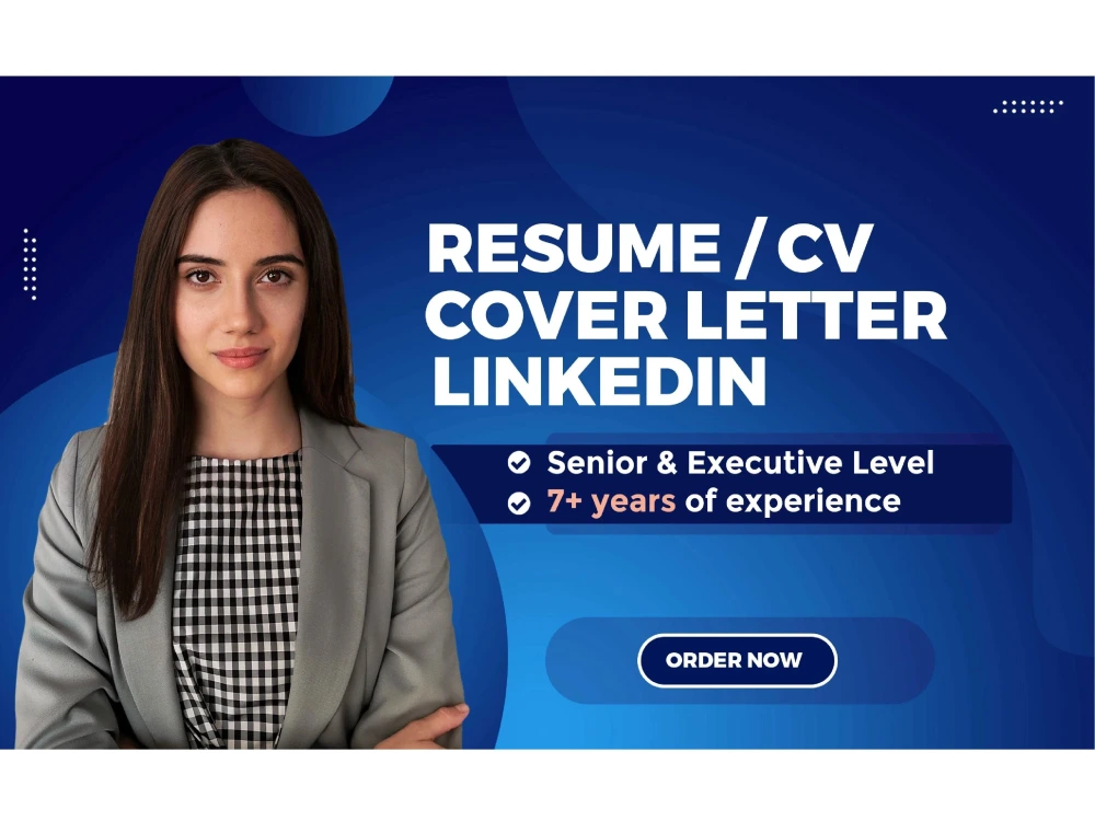 Your resume written and upgraded as well as, cv, cover letter, and ...