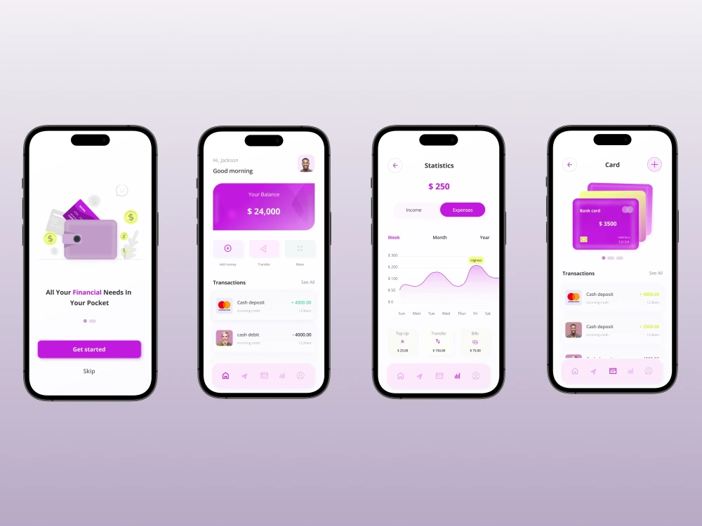 A modern UI/UX design, for responsive mobile App, and website design ...