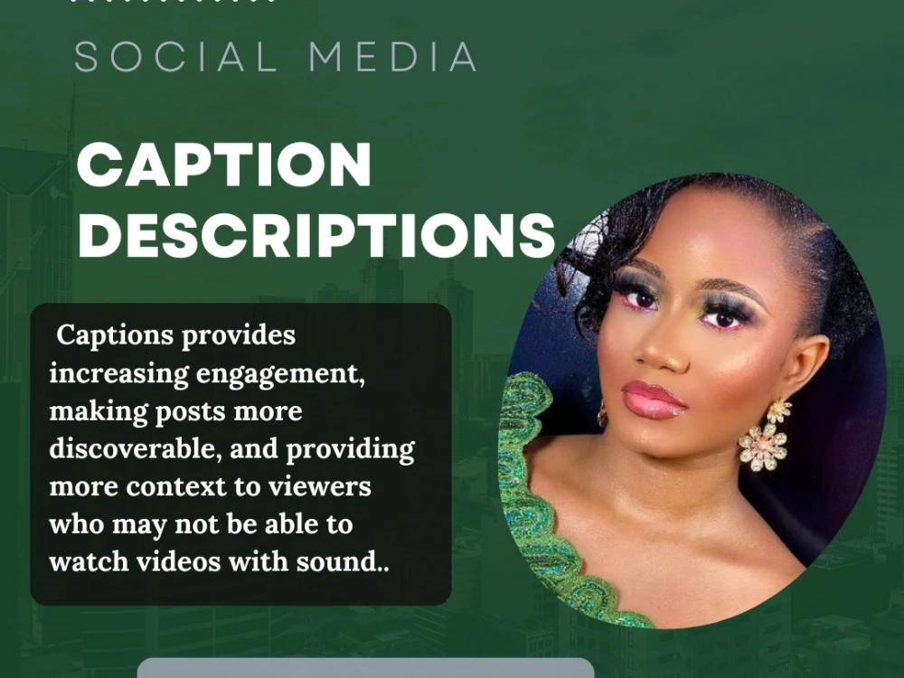 Informative and engaging social media caption descriptions | Upwork