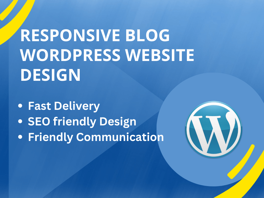 A mobile friendly blog website using wordpress | Upwork