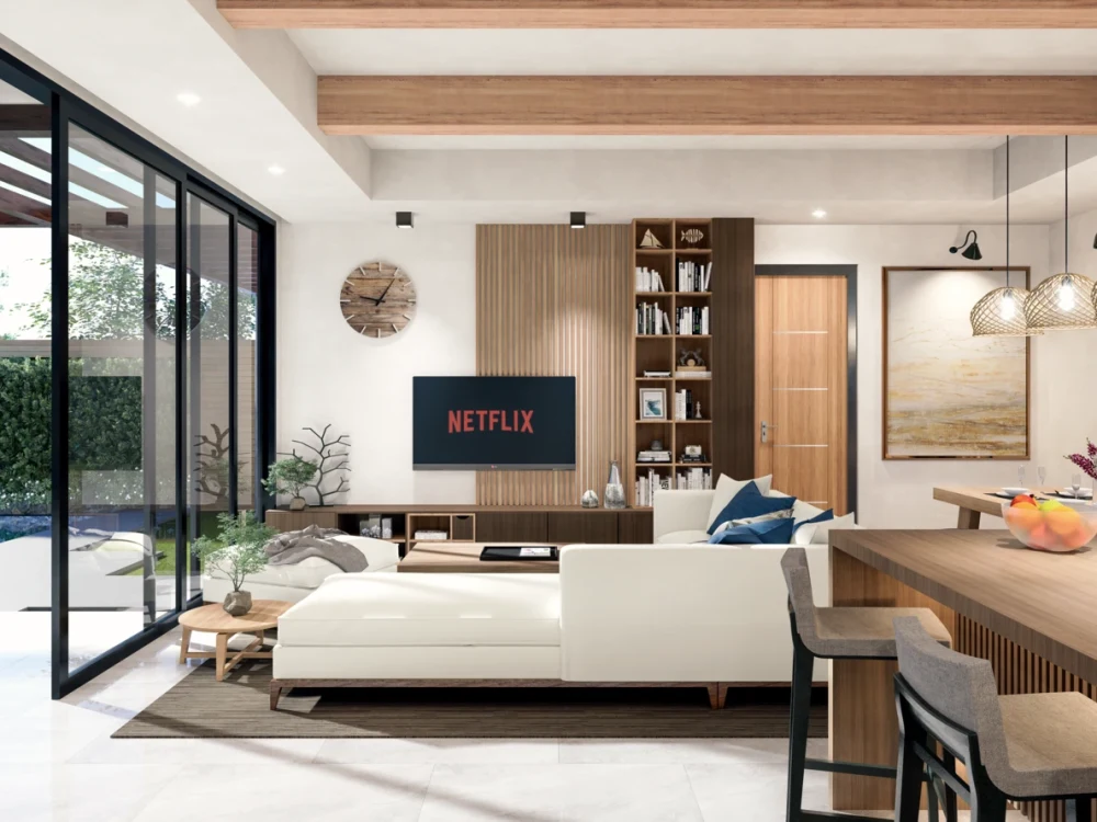 High quality and realistic interior render for residential and ...