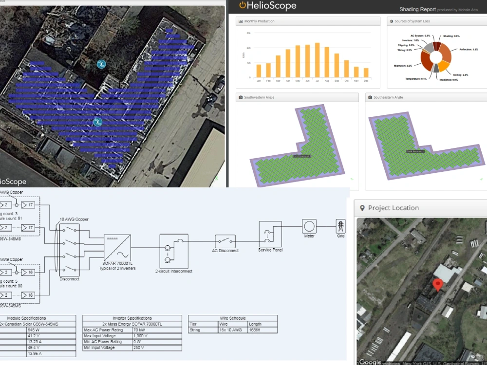 PV Solar System by PVsyst, Helioscope, HOMER | Upwork