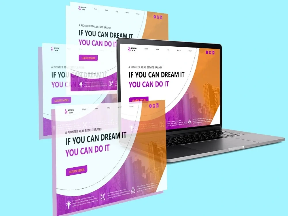 Responsive website UI/UX design in Adobe xd | Upwork