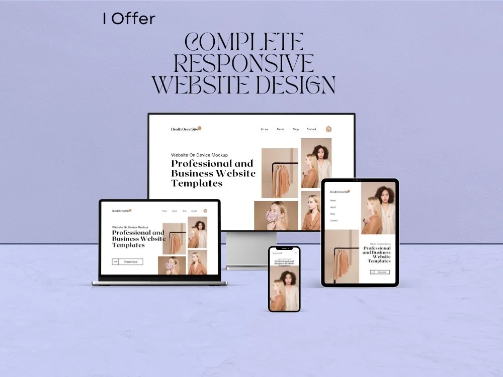 Responsive website UI/UX design in Adobe xd | Upwork