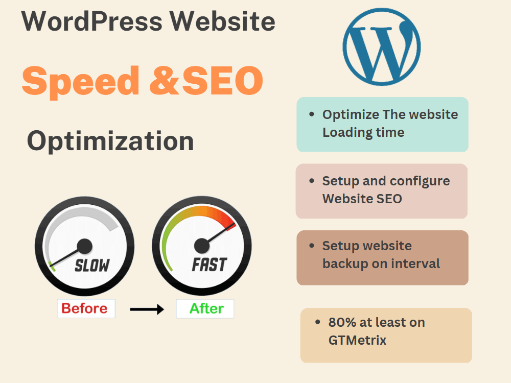Speed Up WordPress website and SEO Optimization | Upwork