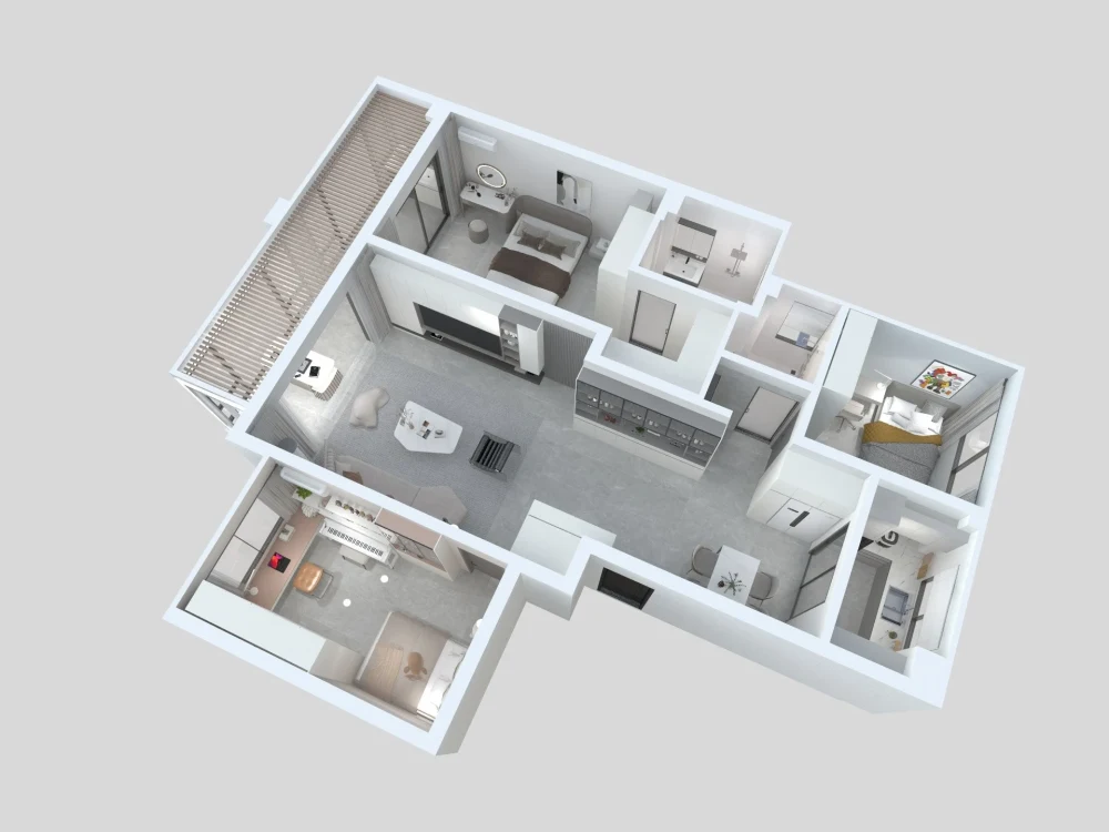 A 3D floor plan renderings | Upwork