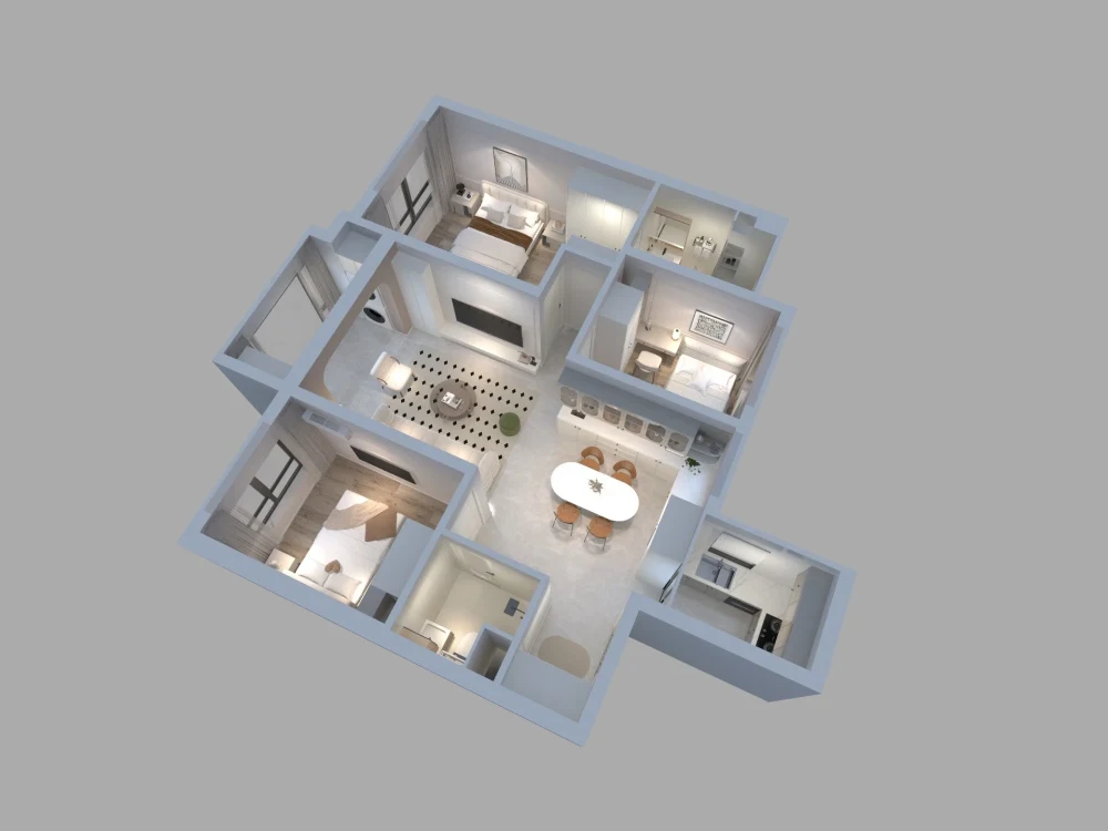 A 3D floor plan renderings | Upwork