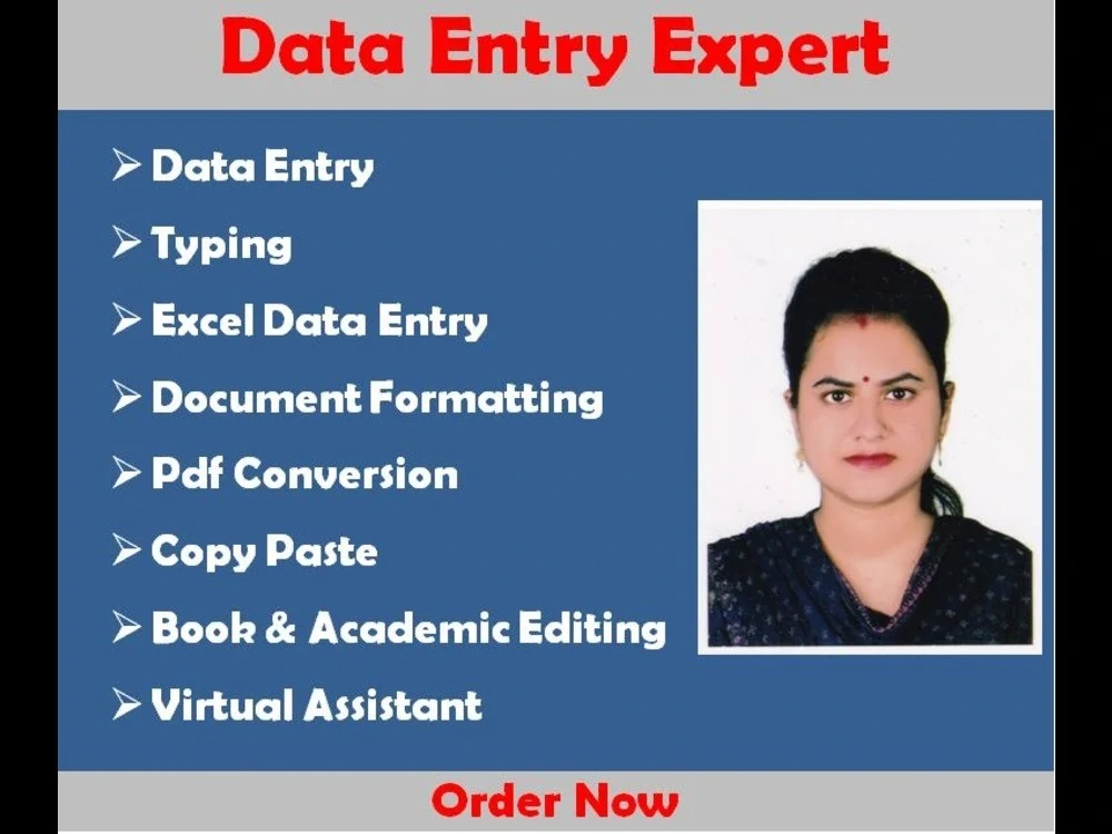 Super fast data entry, data typing, data merge and virtual assistant ...