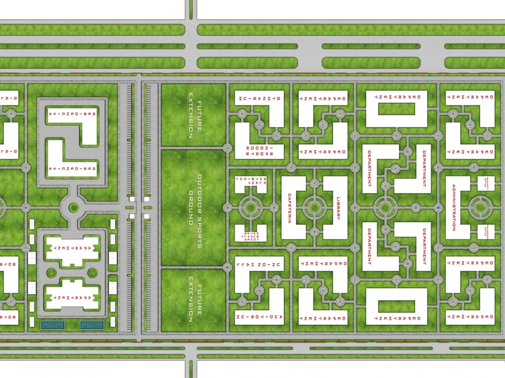 Rendered master plans in photoshop | Upwork