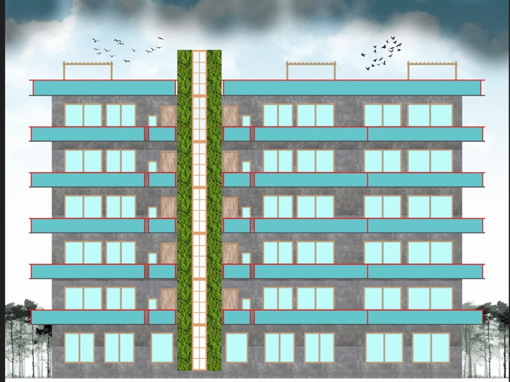 Rendered sections and elevations in photoshop | Upwork