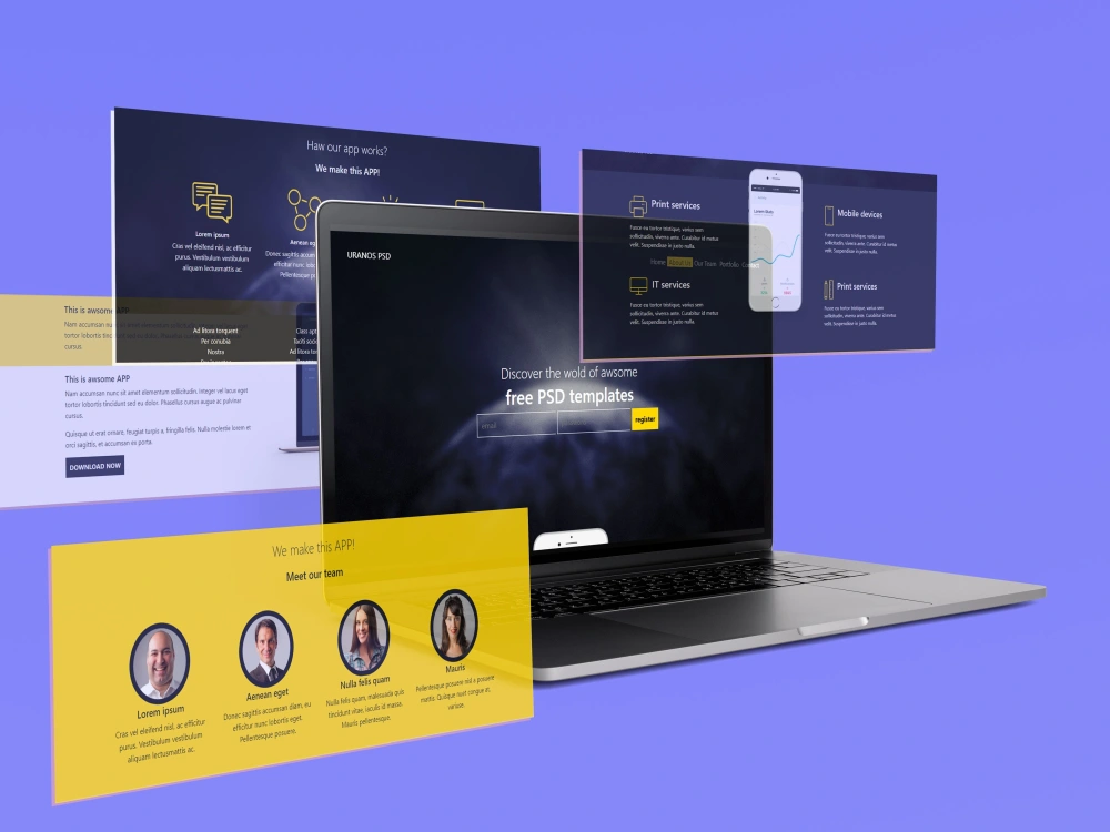 A Responsive Front-End Web | Upwork A Responsive Front-End Web | Upwork