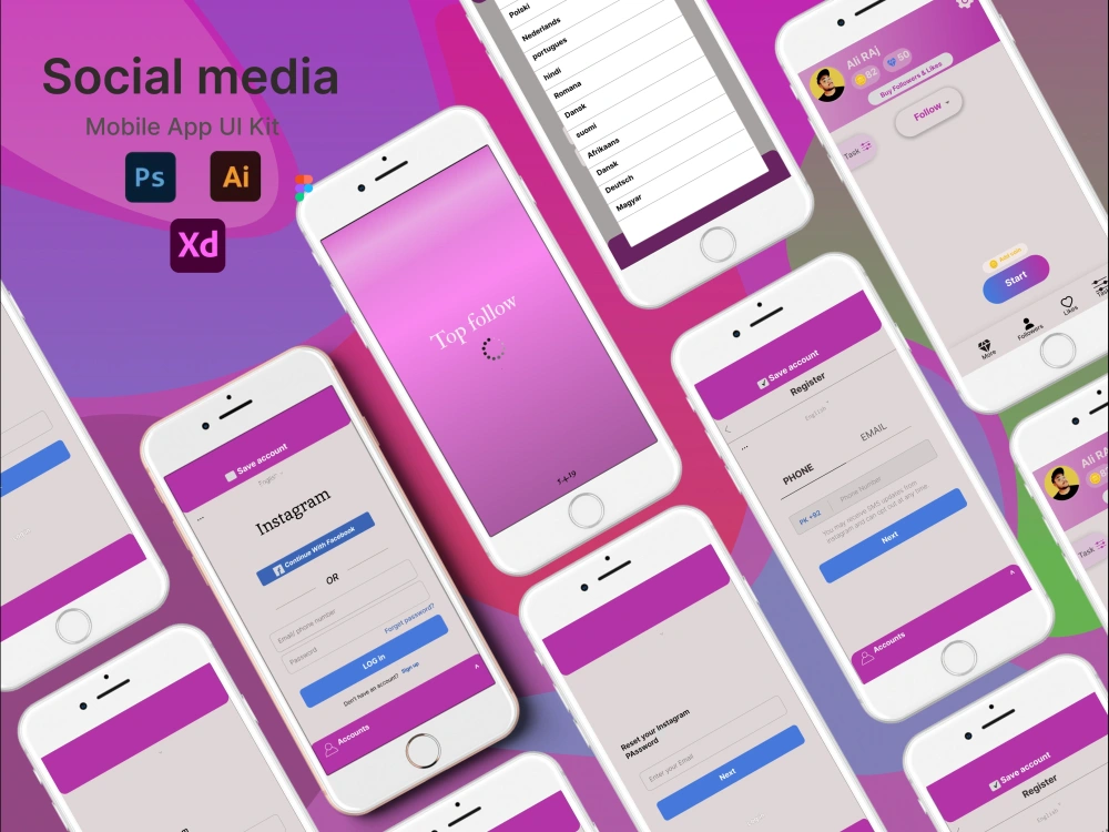 Creative mobile UI screens | Upwork