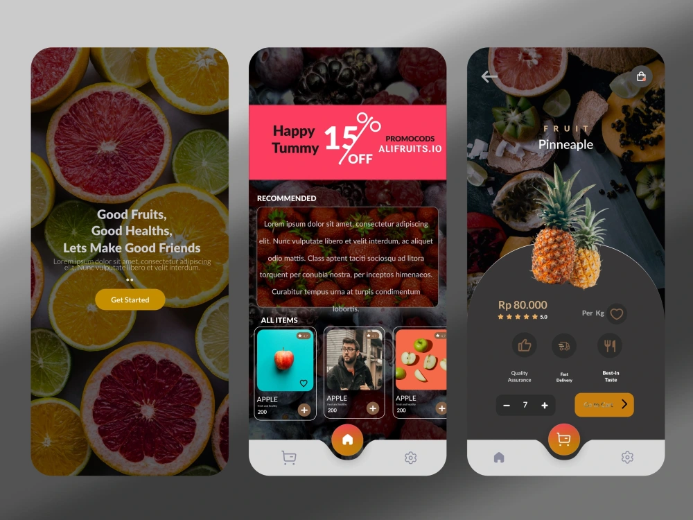 Creative mobile UI screens | Upwork