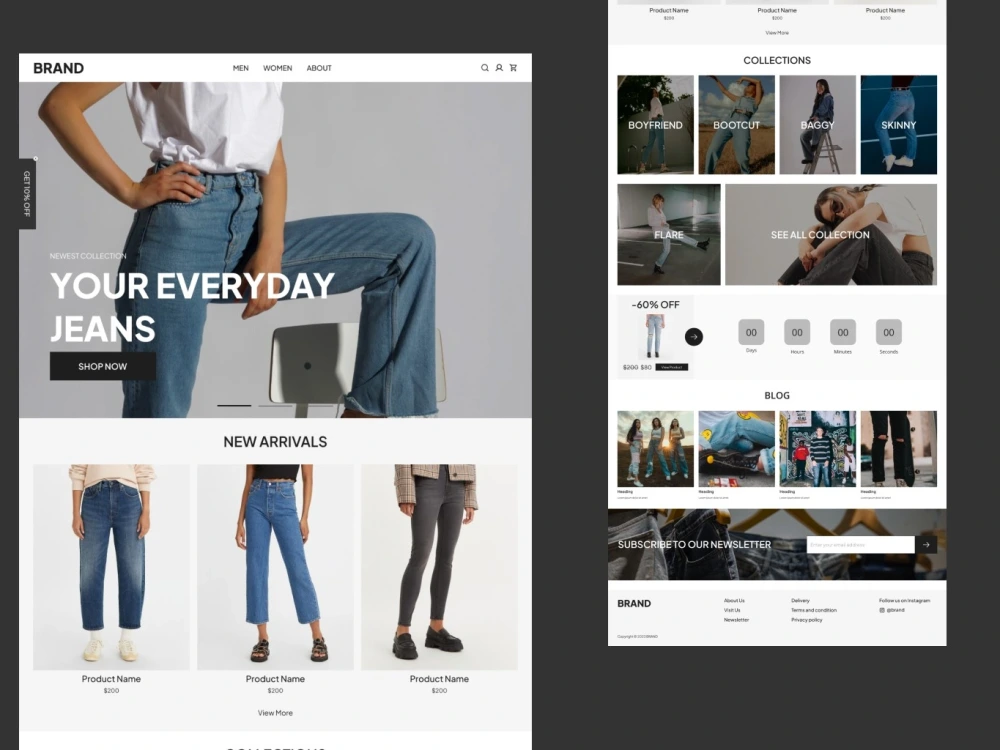 An amazing figma UI UX for website design and landing page | Upwork