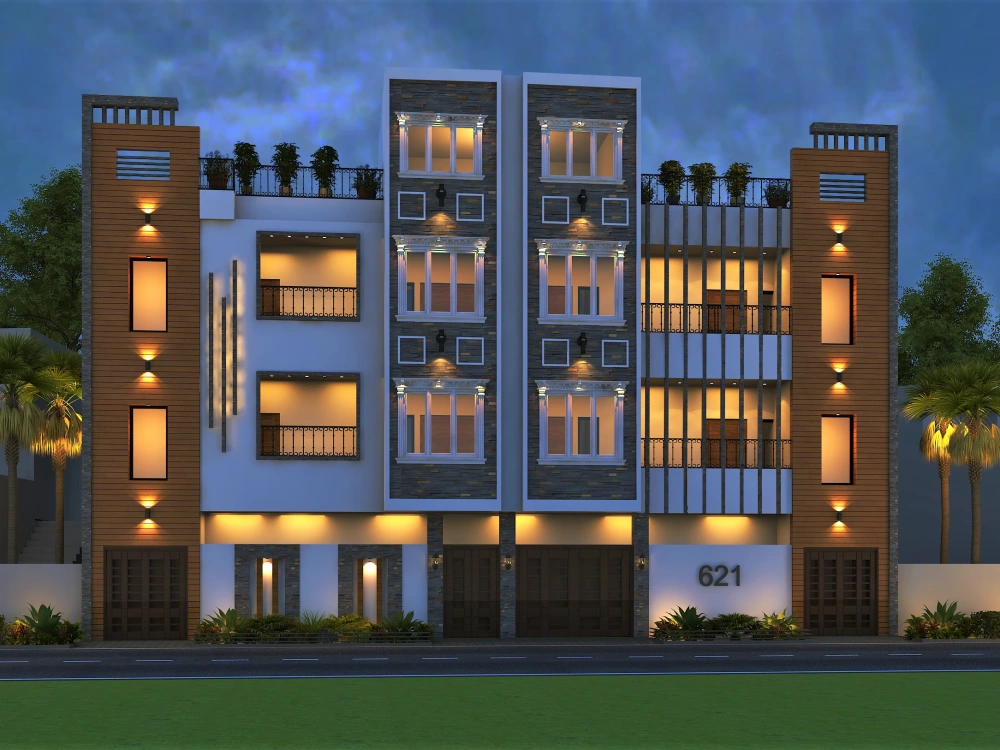 2D, 3D Model of the Building including rendering | Upwork