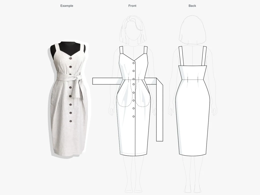 A Fashion Flats / Technical Drawing | Upwork