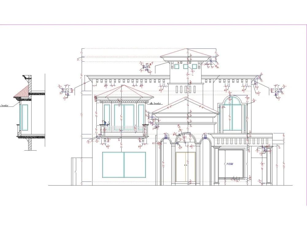 Drawings Elevation Deck