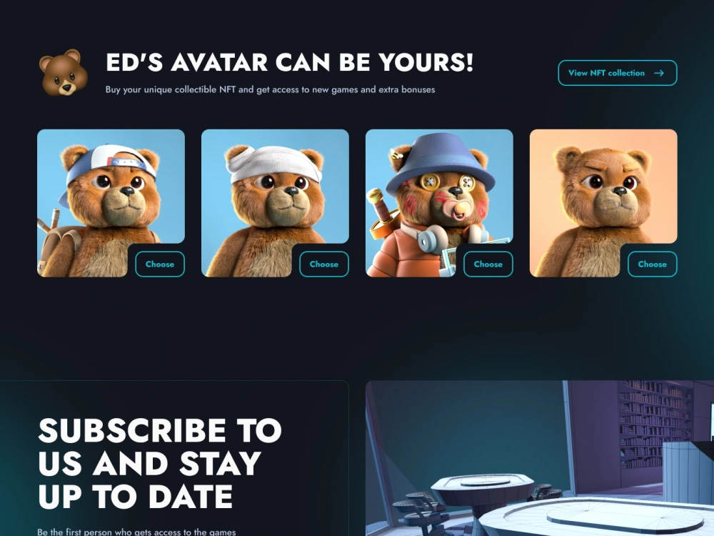 Unique Promo page / Landing page Design | Upwork