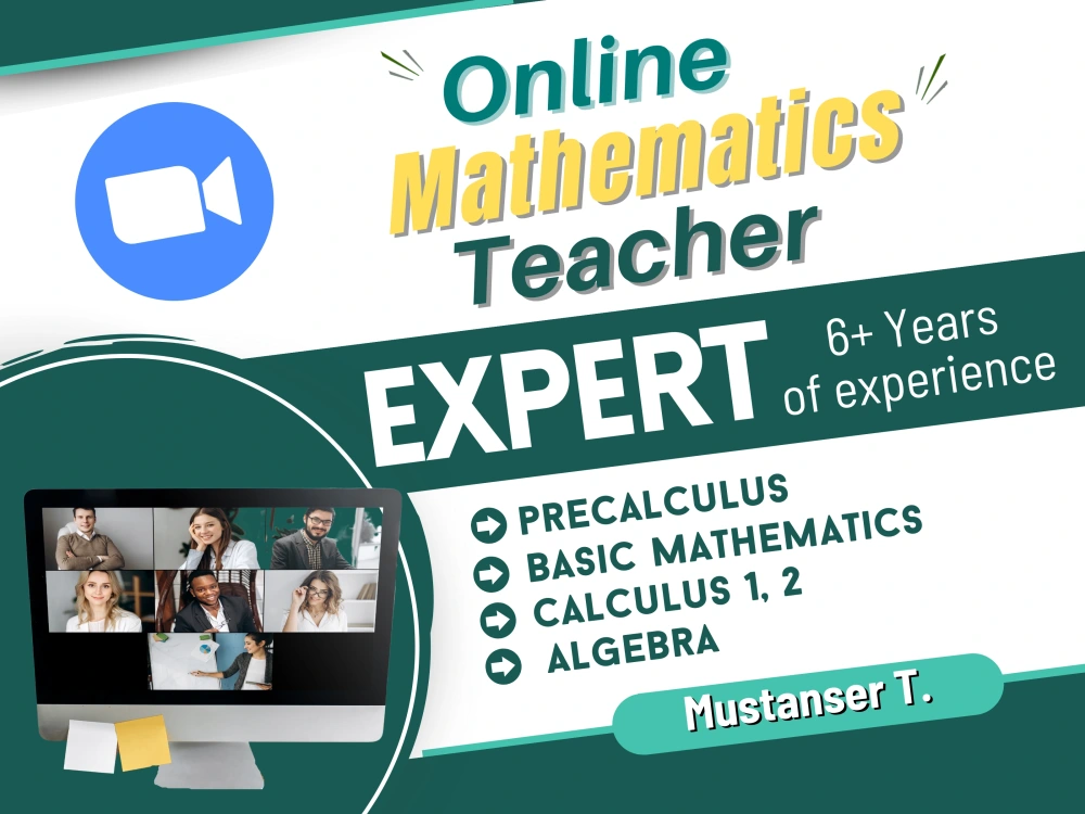 A professional tutor of math, precalculus, calculus and college algebra ...