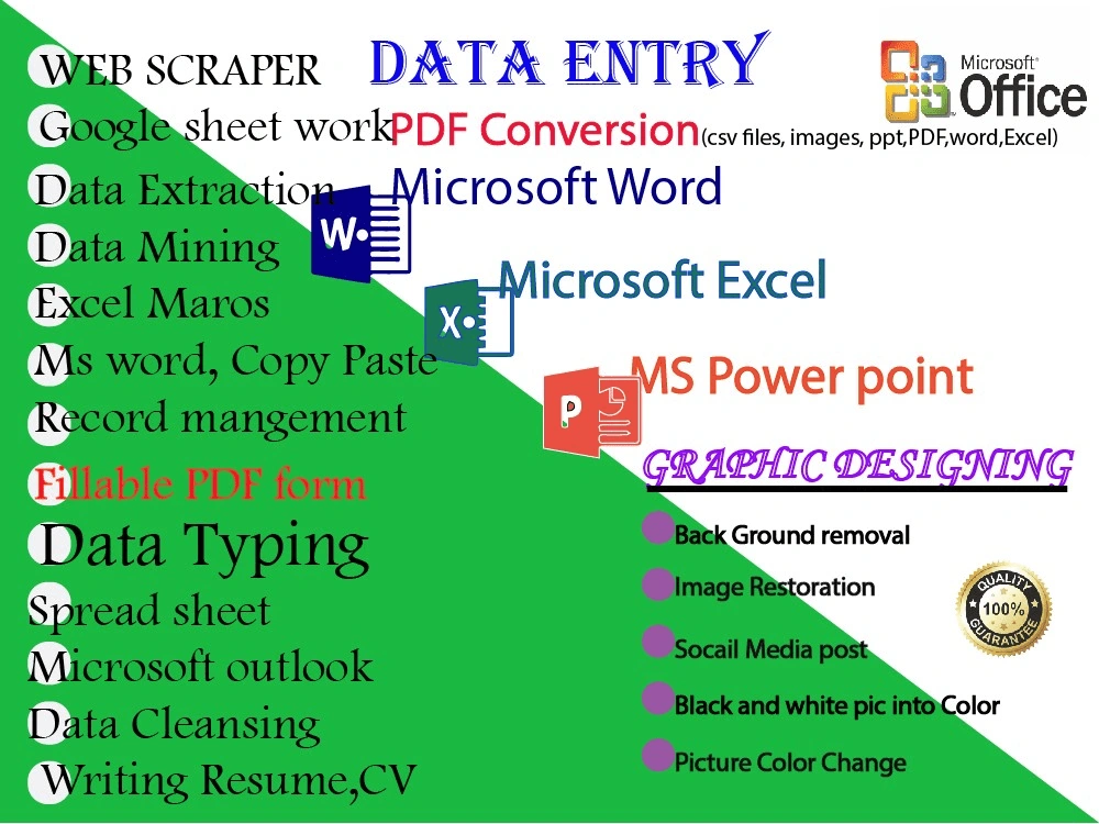 PDF Conversion Microsoft Word and Excel, PowerPoint | Upwork