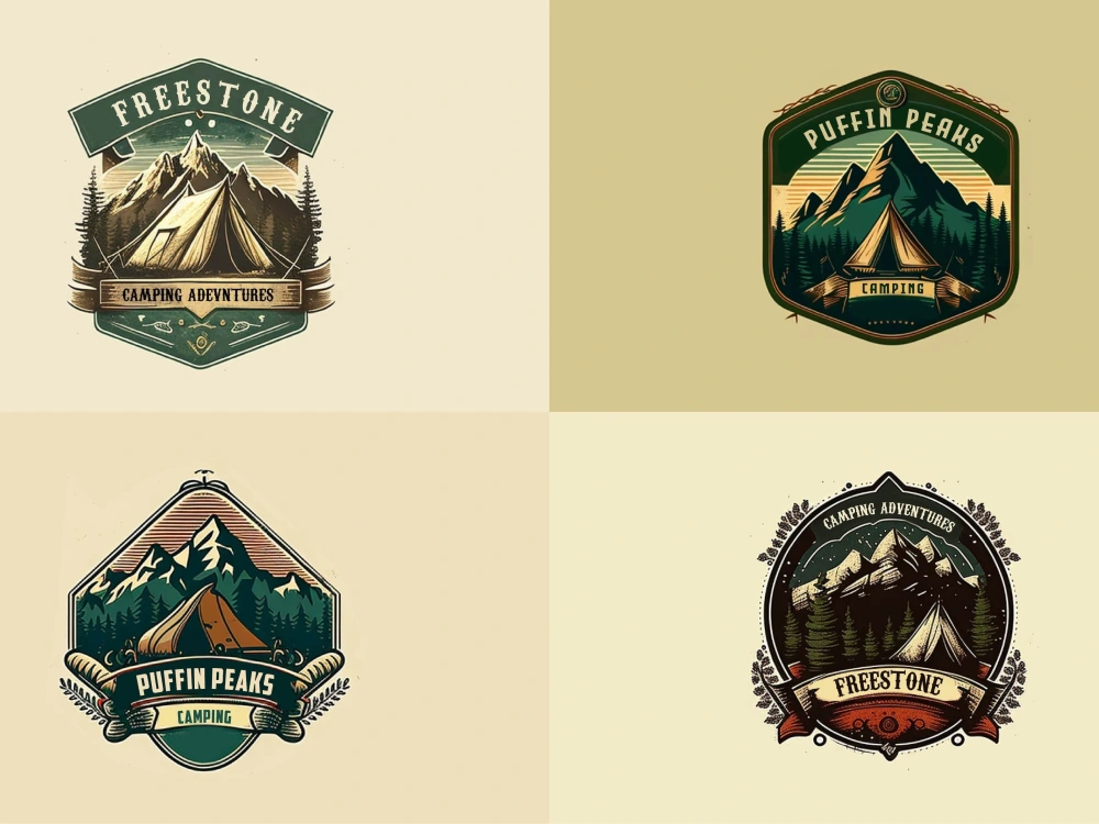 A unique retro vintage rustic logo design | Upwork