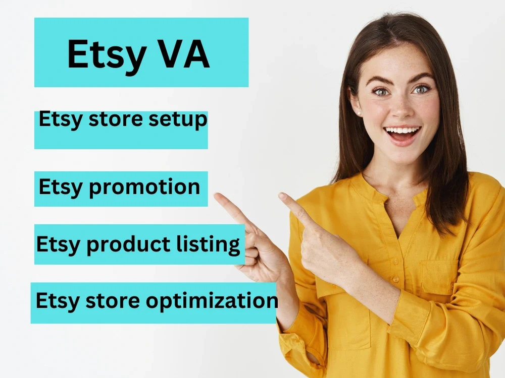 Your Etsy virtual assistant, shop manager, VA, SEO | Upwork